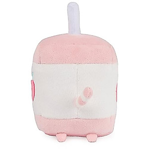 GUND Pusheen Juice Box Plush Cat Stuffed Animal for Ages 8 and Up, Pink/White, 6”