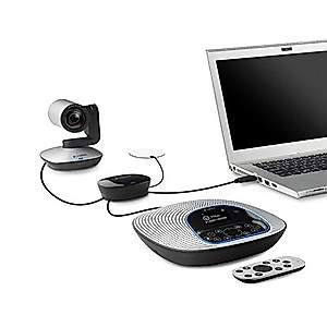 Logitech ConferenceCam CC3000e All-in-One HD Video and Audio Conferencing System, 1080p Camera and Speakerphone