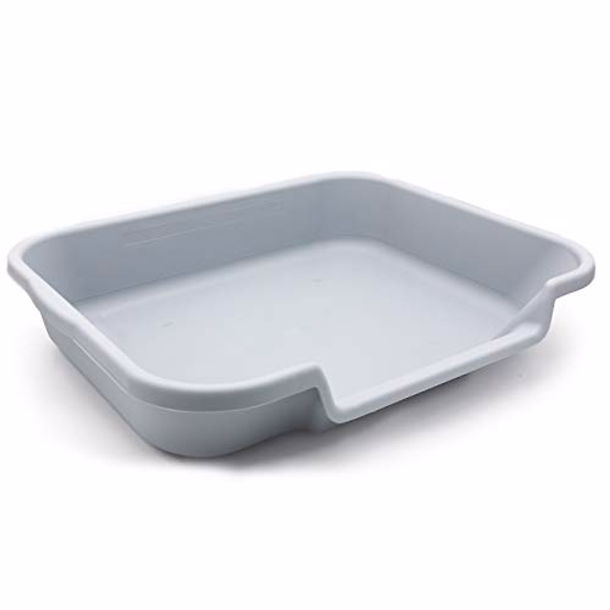 PuppyGoHere Dog Litter Box, Large Size, Misty Gray, Durable & Pet Safe Puppy Litter Box, Indoor Open Top Entry Dog Litter Pan, Comfortable for Dogs, Great for Dogs up to 20 lbs
