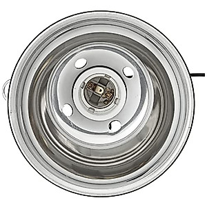 Exo Terra Light Dome, Aluminum UV Reflector Lamp for Reptile Terrariums, 5.5 Inches