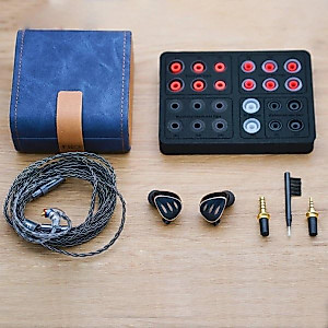 FiiO FH5sPro Headphone Earphones Wired High Resolution Deep Bass 2BA+2DD IEMs Comes with 2.5/3.5/4.4mm Swappable Plugs for Smartphone/PC/Laptop/Tablet