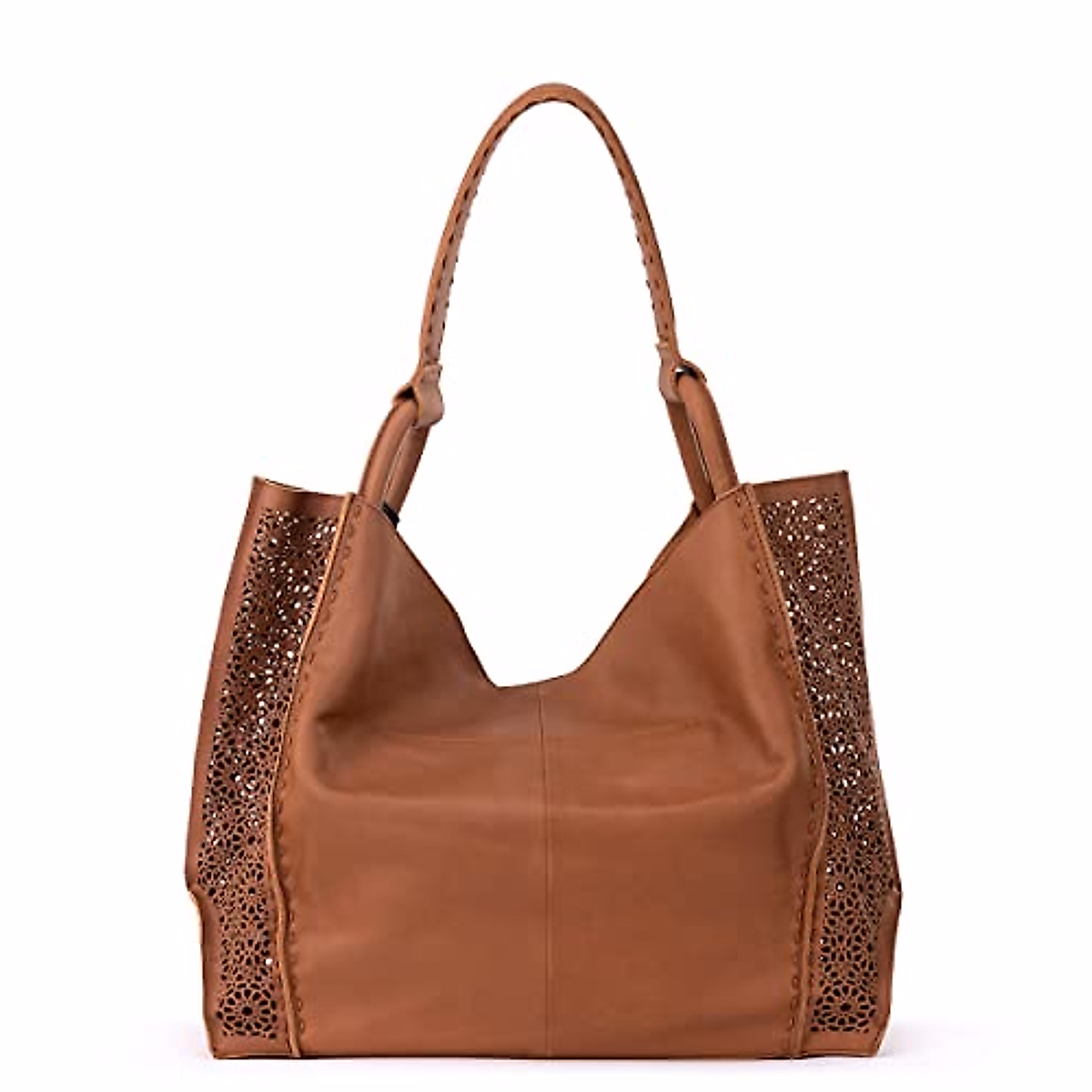 The Sak Los Feliz Large Tote Bag in Leather, Roomy, Unlined Purse with Single Shoulder Strap