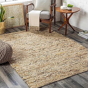 Mark&Day Wool Rugs, 8x10 Uderns Modern Camel Area Rug, Brown Grey Beige Carpet for Living Room, Bedroom or Kitchen (8' x 10')