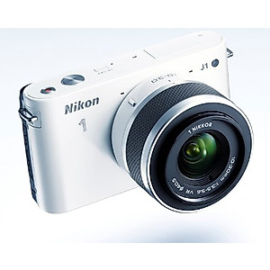 Nikon 1 J1 Compact System Camera with 10-30mm Lens Kit - White (10.1MP) 3 inc