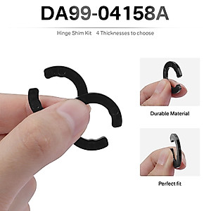 Hinge Shim Kit DA99-04158A Fit for Samsung Refrigerator Door Hinge Shim for Refrigerator Height Adjustment RF22R7551DT/AA, RF28K9580SR/AA, RF30KMEDBSR/AA, DRF36C000SR/DA