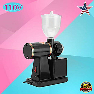 Electric Burr Grinders Multifunction Smash Machine Coffee Bean Milling Grain Grinder Grain Mill Machine Adjustable Burr Mill with 8 Precise Grind Setting, Electric Coffee Bean Grinder Removable Funnel