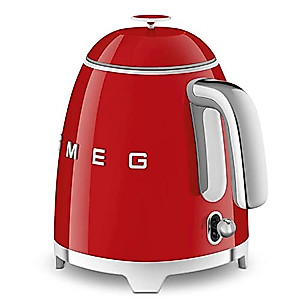 Smeg Red 50's Retro Style Electric Mini Kettle
