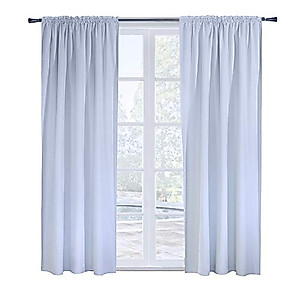 Thermalogic Ultimate Thermal Energy Saving Blackout Window Curtain Liner Fits with All Curtain Styles, 45" x 101" White for 108" Curtains