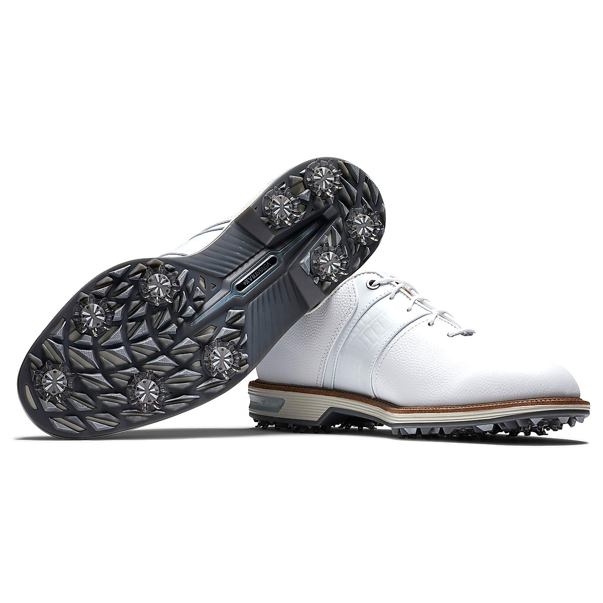 FootJoy Men's Premiere Series-Packard Golf Shoe, White/White, 10 Wide