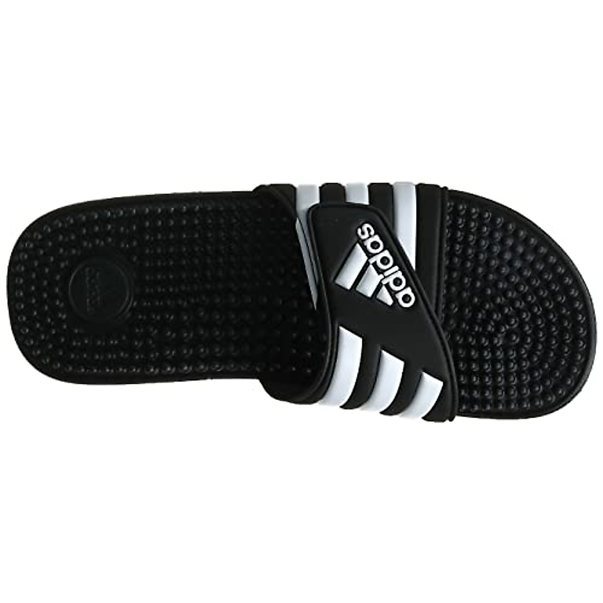adidas Performance adissage Sandal, black/white/black, 11 M US
