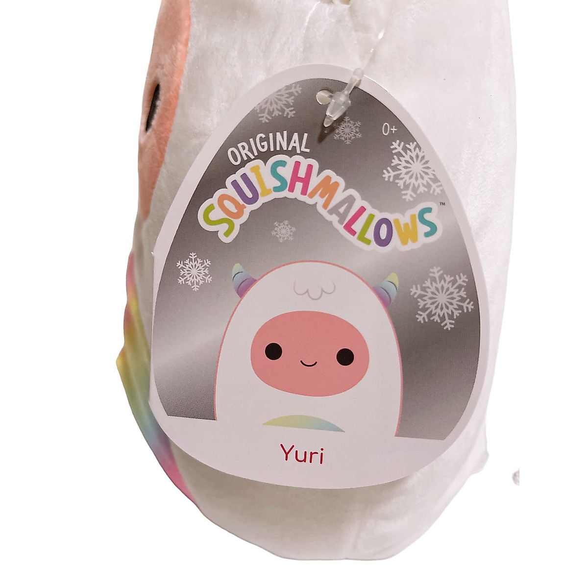 Squishmallows Kellytoy Christmas Squad 8'' Plush Doll (8'' Yuri The Yeti), SQX21-8AST-C, Multicolor
