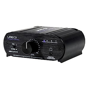 ART USB DI USB to Transformer Balanced XLR Analog Converter