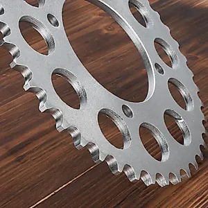 RUTU 420 Chain Sprocket Rear Sprocket 43 Tooth 76mm for Chinese 50 70 90 110 125 140cc 150 160 170 Cc Apollo RFZ CRF50 XR50 SDG IMR SSR YCF Kayo Thumpstar Coolster Pit Dirt Motor Bike Motorcycle