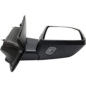 Kool Vue Right Power Heated Mirrors for Ford F-150 2015-2017 Power Fold With Signal Light, Blind Spot Monitor, Memory & Puddle Lamp; Without Auto-Dimming Chrome