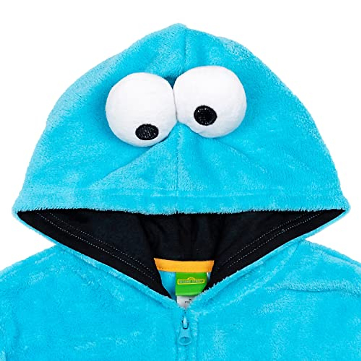 Sesame Street Cookie Monster Infant Baby Boys Zip-Up Hoodie Blue 18 Months