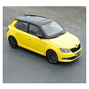 Alloy Resin Car Vehicle Model 1 18 Fit for Skoda Fabia Vehicle Metal Scale Alloy Diecast Car Model Static Toy Fit for Collectible Gift Display Festive Deluxe Gift (Color : C)