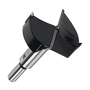 Auniwaig Forstner Drill Bits, 54mm Dia Wood Hole Saw, Auger Opener Cemented Carbide, 90mm Length Woodworking Hinge Hole Drilling Boring Bit Cutter, Straight Shank, Black, 1 Pcs