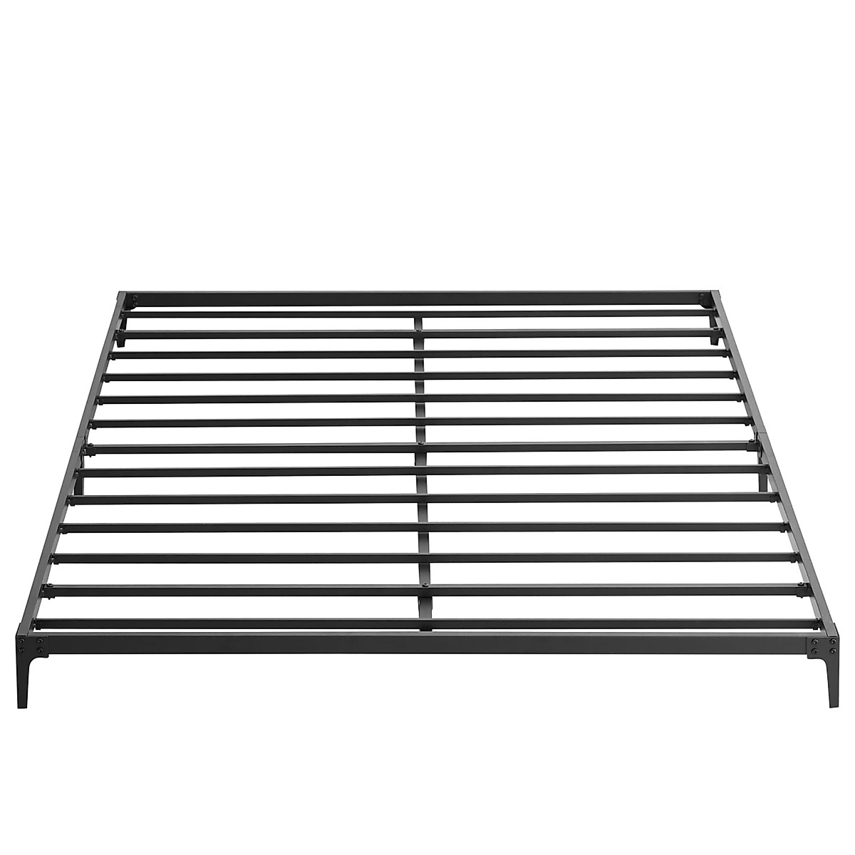 GAOMON 6 Inch Low Queen Bed Frame Heavy Duty Metal Mattress Foundation Platform Sturdy Steel Slat No Box Spring Needed, Easy Assembly, Noise Free