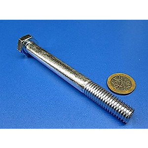 Class 10.9 Zinc Steel Hex Bolts PT M12 x 1.75 mm x 110 mm Long 5 pcs