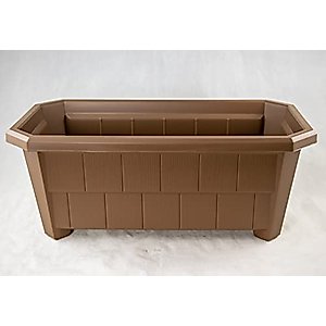 Japanese Plastic Bonsai Training Pot, Cactus & Succulent Planter - 13.75"x 7.5"x 5.5"