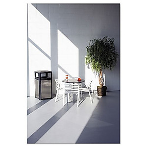 Safco Products 2490SL Entourage Table Base (Top Sold Separately), Silver