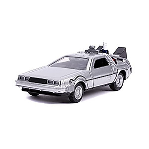 Jada Toys Back to The Future Part II 1:32 Time Machine Die-cast Car, Toys for Kids and Adults