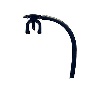 Raindrip CNP05B Clamp N Pierce Connector, for Drip Irrigation Supply Tubing and Drip Irrigation Systems, Self-Piercing, 5-Pack, Black