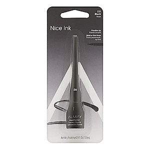 Almay Liquid Eyeliner, Black [221] 0.1 oz (Pack of 2)