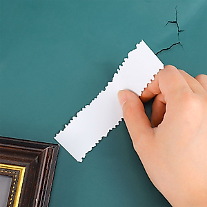 Saypacck 4 Rolls Self Adhesive Stress Crack Tape Drywall Joint Tape Wall Crack and Seam Patch Heavy Duty Smooth Roll Concrete Patch and Repair Kit, 1.25'' x 10'