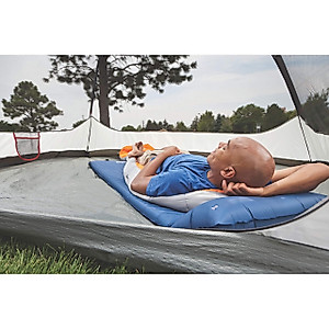 Coleman Self-Inflating Sleeping Pad with Pillow, Lightweight Inflatable Camp Pad with Extra Padding & Quick Deflation, No Air Pump Needed, Great for Camping, Backpacking, Traveling, & More