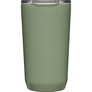 CamelBak Horizon 16 oz Tumbler - Insulated Stainless Steel - Tri-Mode Lid - Moss