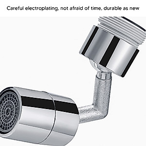 360 Degree Swivel Faucet Extender, Faucet Extender for Bathroom Sink, Splash Proof Large Angle Rotating Faucet Extender, Soft Water Discharge for Home Bathroom, Kitchen, Restaurant