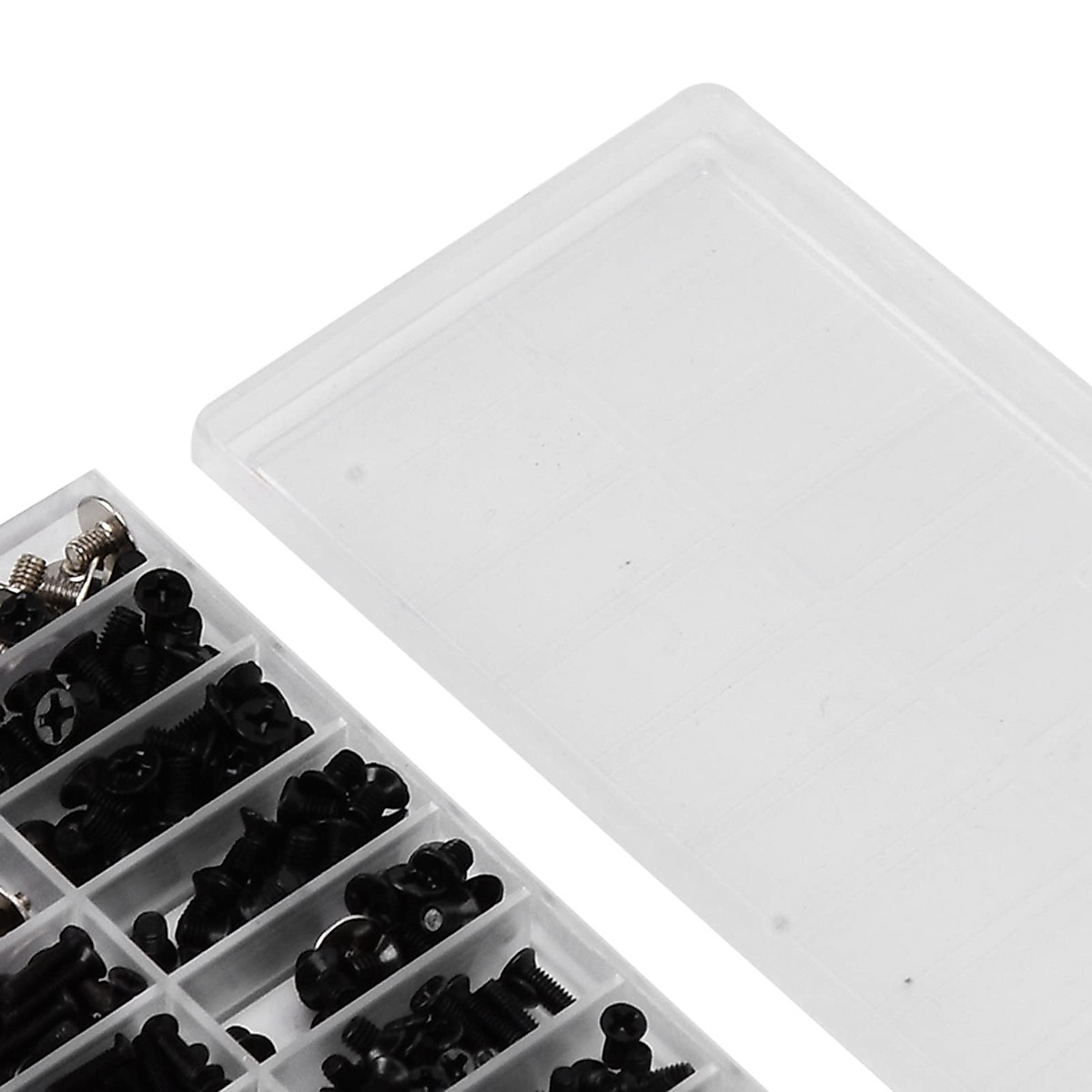 360Pcs Computer Screws Kit, Alloy Steel Micro Cross Screw Standoffs Set M2 M2.5 M3 Fasteners for Hard Drive Computer Case Motherboard Fan Power Graphics, Screw