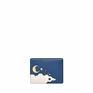 RADLEY London Shoot For The Moon Small Bifold Cardholder, Dark Blue