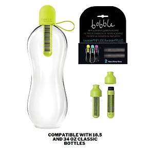 Replacement Carbon Filters for Bobble Classic, Infuse and Plus Bottles - 2 Pack (4 Total Filters)