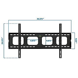 Mount-It! Large Tilting TV Wall Mount Bracket | 42 43 50 55 58 65 70 75 80 Inch | 220 Pound Capacity | VESA Compatible | Low Profile | Flat Screens