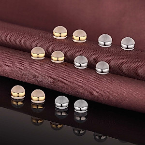 DELECOE 12pcs Soft Silicone Earring Backs for Studs Silver&Gold Belt Rubber Earring Backs Replacements Hypoallergenic Safety Plastic Earring Back for Studs Earring Hoops Fish Hook