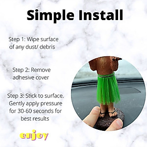 Franchise Figurine Company Hula Dog Dashboard Doll Car Accessories Bobblehead for Van Life and Beach Creations | German Shepherd | Golden Retriever | Labrador Retriever (Golden Retriever)