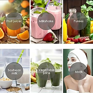 Portable Blender, Personal Mixer Fruit Rechargeable with USB, Mini Blender for Smoothie, (Green)