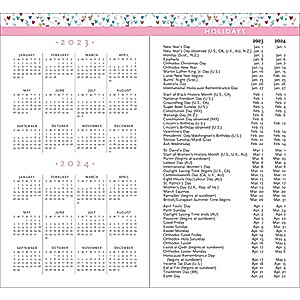 2023-24 Tree of Hearts 2-Year Pocket Planner (24-Month Calendar)