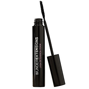 WUNDER2 WUNDEREXTENSIONS Makeup Eye Lash Extension Stain Mascara, Volume And Length Long Lasting Waterproof, Black