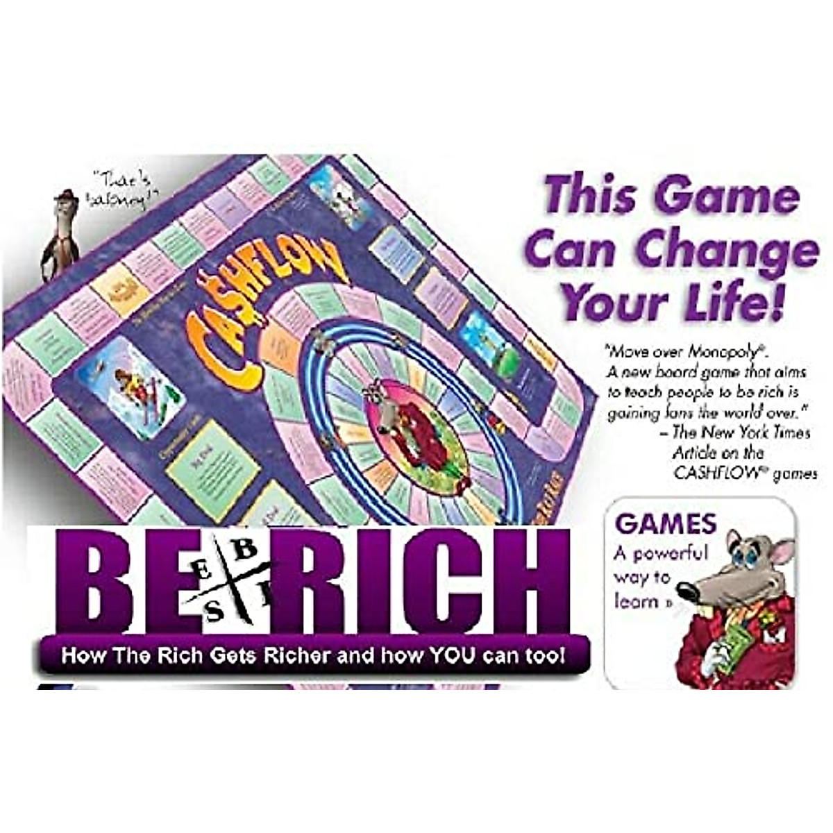 The Rich Dad Cashflow 101 202 No More Rat Race - Rich Dad Board Game Family Toys Robert Kiyosaki Cash Flow Personal Finance Investing Education Knowledge - Key to Success