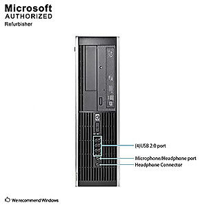 HP Flagship Pro Desktop 2018 Computer, Core I5 Up to 3.6GHz, 8GB, 512GB SSD, WiFi, DVD, DP, VGA, USB 3.0, Windows 10 Pro 64 Bit-Multi Language-English/Spanish/French(CI5) (Renewed)