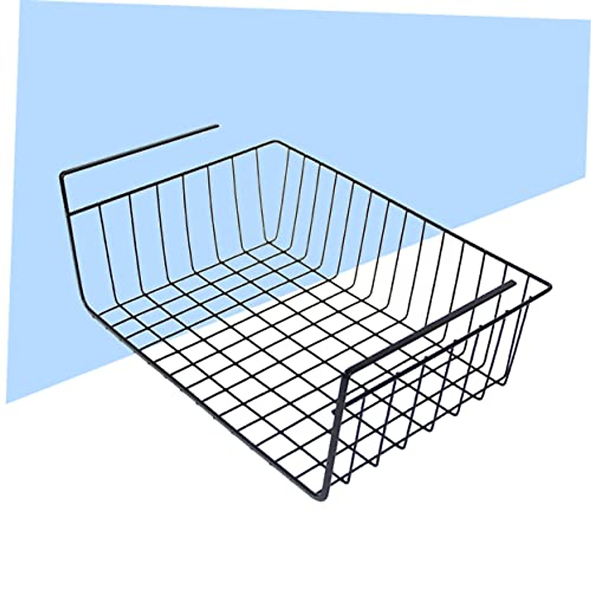 Alipis Fridge Shelves Shelf for Desk Kitchen Cabinet Shelf Hanging Storage Bin Basket Under Shelf Wire Rack Under Shelf Organizer Lower Hanger Lower Hanging Basket Storage Basket Food