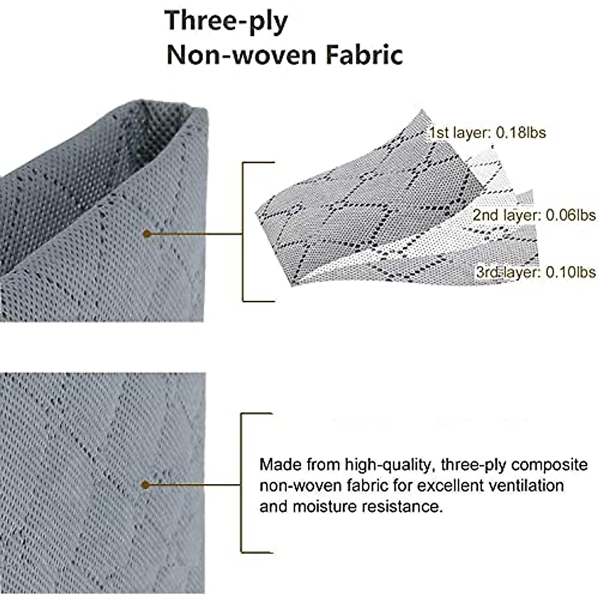 Vieshful 5 Pack Clothes Storage Bags and 3 Pack Clear Underbed Storage Bins, Large Capacity Clothing Containers with Sturdy Zippers and Strong Handles