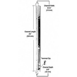 C.R. LAURENCE FA2210 CRL 23" Window Channel Balance - 2210 or 22-1