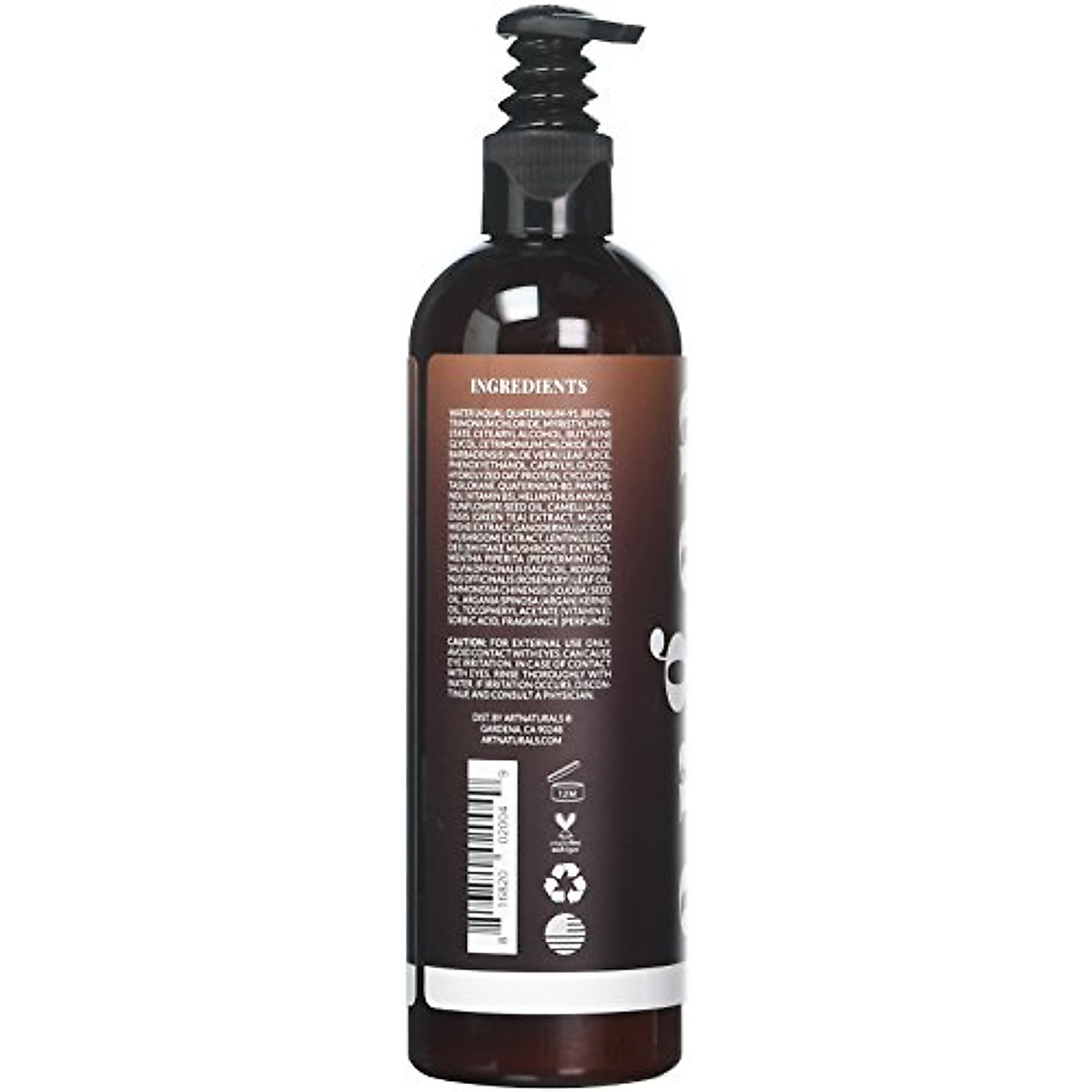 artnaturals Argan Oil Leave-in Conditioner, for Dry, Damaged, Brittle Hair, 12 fl oz (355 ml)