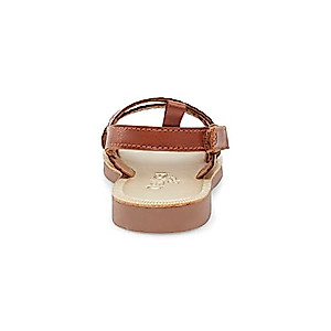 OshKosh B'Gosh Girls Laura Sandal, Brown, 8 Toddler