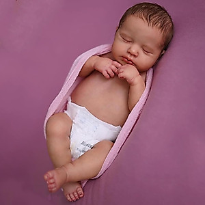 RXDOLL Full Vinyl Body Silicone Reborn Baby Dolls Boy 20 inch Realistic Newborn Baby Dolls That Look Real Life Baby Doll Anatomically Correct Boy Washable for Age 3+