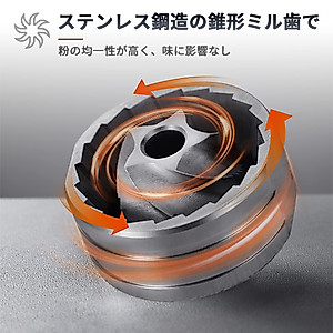 Electric Coffee Grinder, 150W Spice Grinder with Stainless Steel Blade & Bowl, One-Touch Control Coffee Bean Grinder for Nuts, Sugar, Grains, Clear Lid